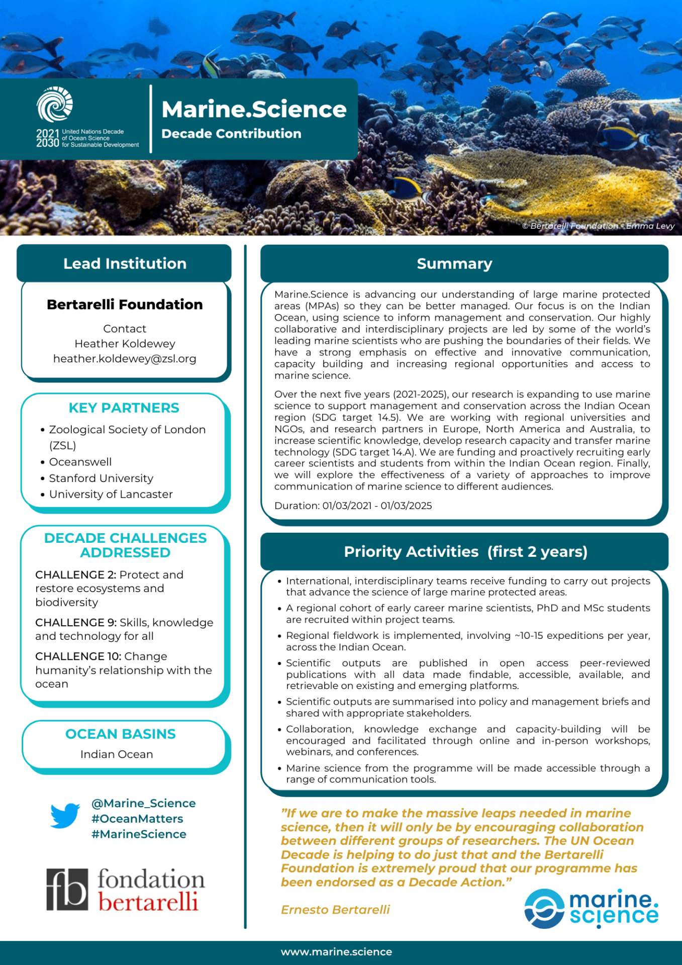 Marine.Science - Ocean Decade